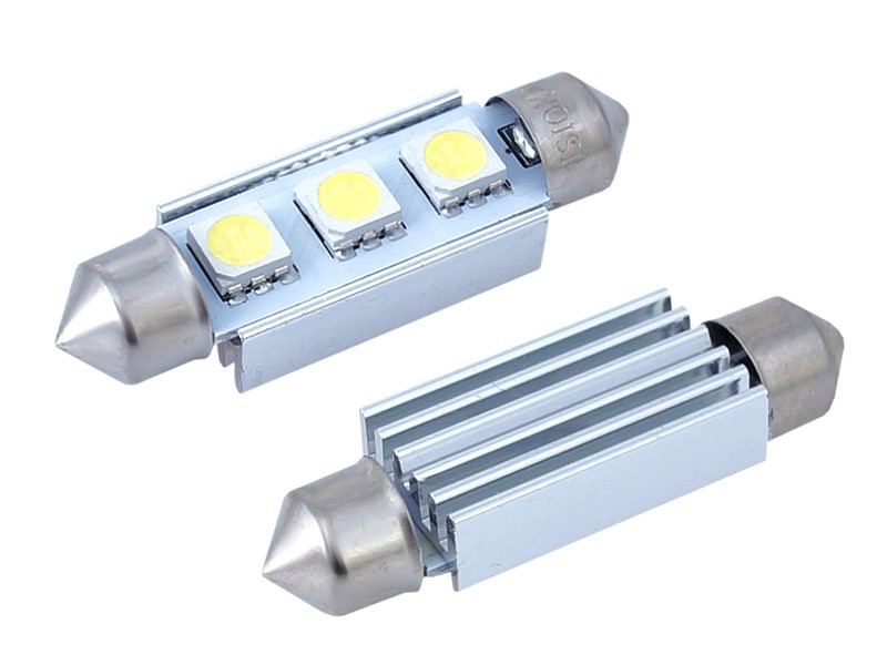 Żarówka VISION Festoon SV8.5 41mm 12V 3x 5050 SMD LED - archiwum Arena.pl