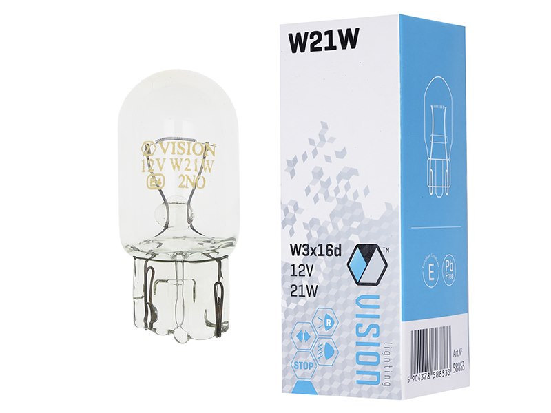 Żarówka VISION W21W 12V 21W W3x16d, E4 - Arena.pl