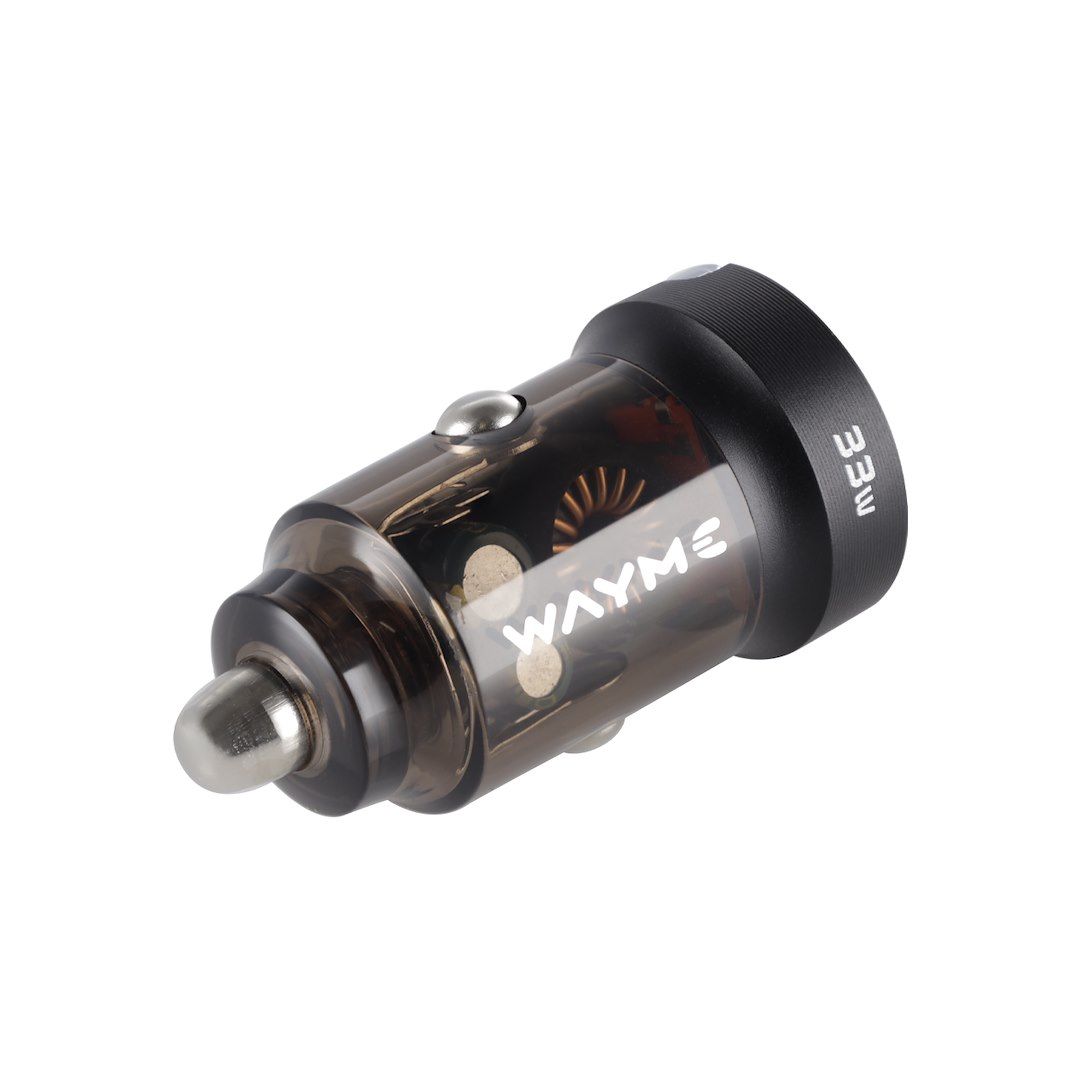 WAYME Ładowarka 12/24V, USB 18W + USB-C PD 33W, z pierścieniem ...