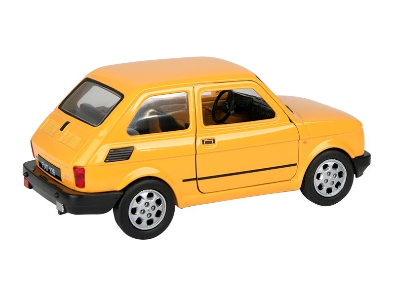 Model 1:34, PRL FIAT 126p, pomarańczowy (A884F126P) - archiwum Arena.pl