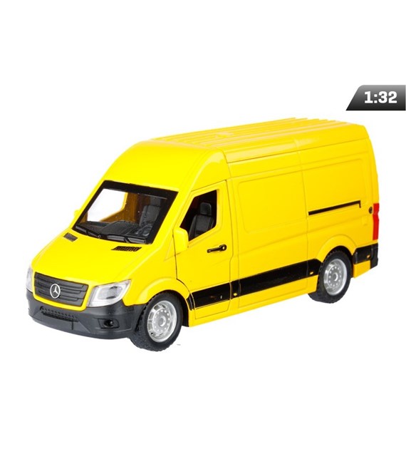 Model 1:32, Mercedes-Benz Sprinter, yellow - carmotion.pl platform